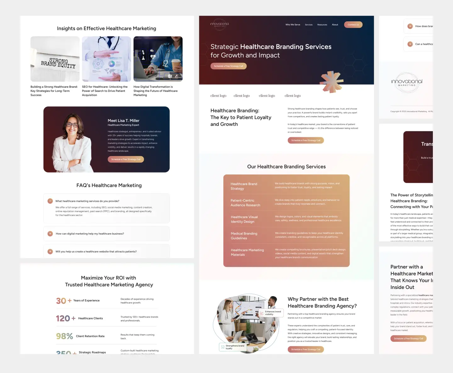 Healthcare Marketing Website Design Case Study | UPCLUES